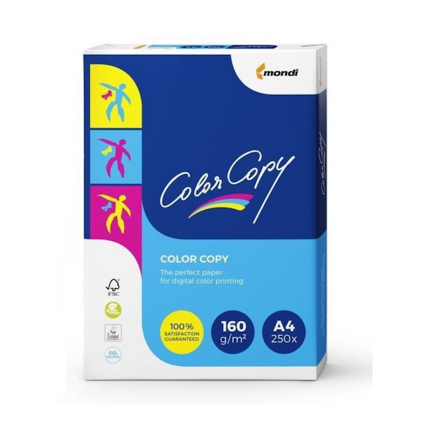 Mondi Color Laser Copy Paper 160gsm A4 (250pcs/pack)